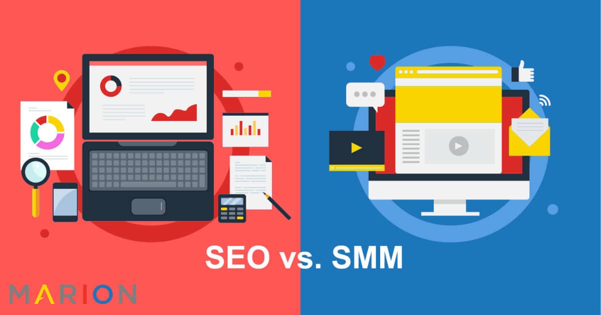 SEO Vs. Social Media Marketing for Your Business | MARION