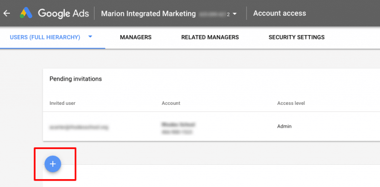 Sharing Google Access With Your Marketing Team - MARION Marketing