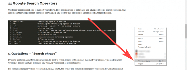 How to Search a Website for a Specific Word - 4 Ways | MARION